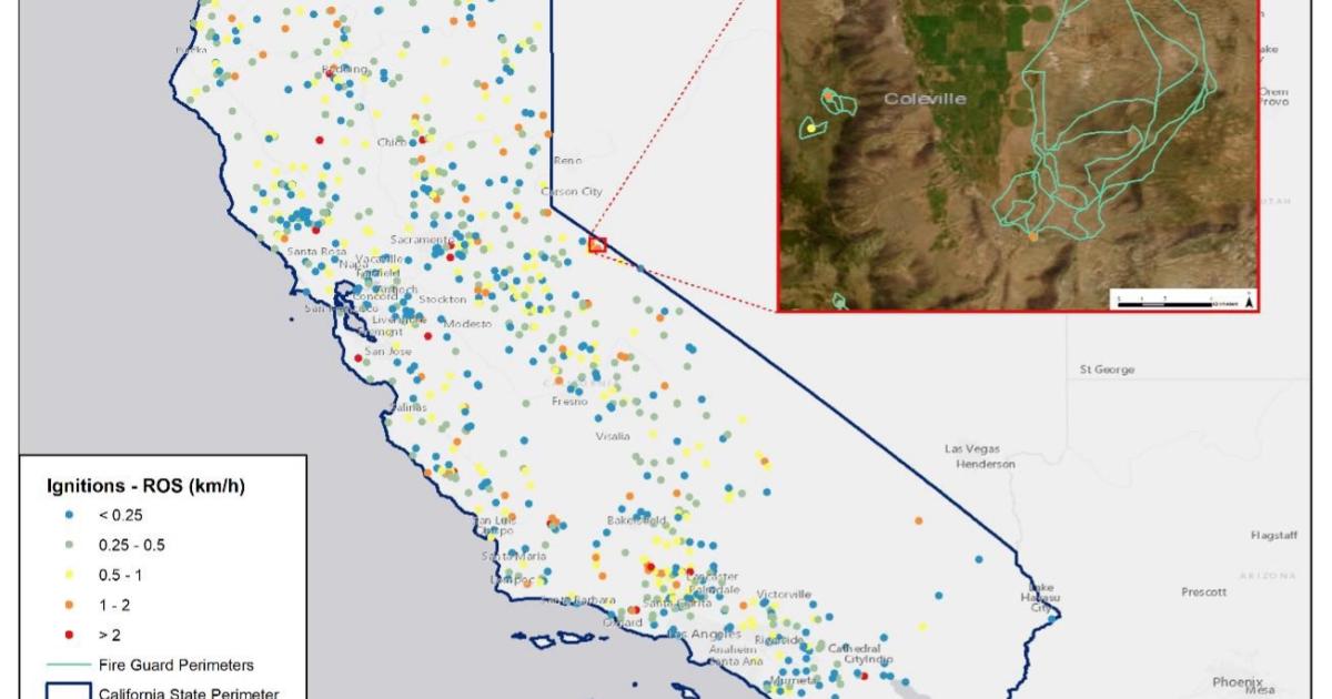Performance of Operational Fire Spread Models in California