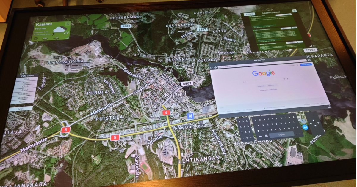 Data visualisation: the Smartdesk in the TEMA project